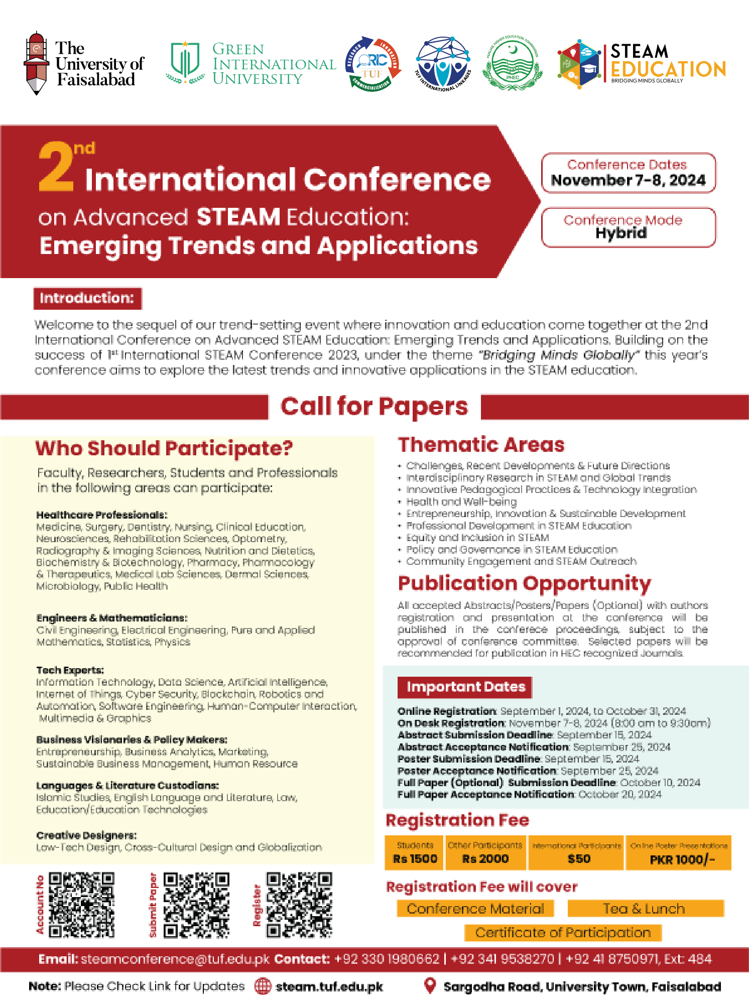 International Linkages Conference | Advance STEAM Education